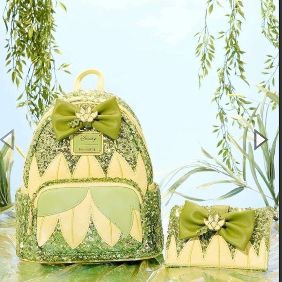 Loungefly | Bags | Loungefly Disney Princess Tiana Sequin Set | Poshmark